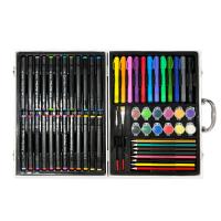 China Art Supplier 58PCS Colorful Pencil Marker Watercolor Painting Tools Kids Art Set for sale