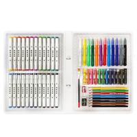 China Factory Price 59PCS Non-Toxic Kids Plastic Case Colorful Marker Painting Tools Art Set for sale