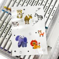 China Factory Price 59PCS Non-Toxic Kids Plastic Case Colorful Marker Painting Tools Art Set for sale