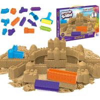 China New Design 1000g Non-toxic Soft Magic Castle Mould Kit DIY Building Dynamic Sand for sale