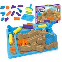 China New Design 1000g Non-toxic Soft Magic Castle Mould Kit DIY Building Dynamic Sand for sale