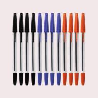 China Wholesale Good Quality Office and School Stationary Fluently Writing 0.7mm Plastic Ballpoint Pen for sale