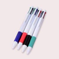 China Wholesale OEM Creative Stationary 4 in 1 Multicolor Pen Plastic Durable Ballpoint Pen for sale