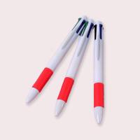 China Wholesale OEM Creative Stationary 4 in 1 Multicolor Pen Plastic Durable Ballpoint Pen for sale