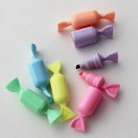 China Wholesale Candy Shape Highlighter Set Pastel Color Mini Highlighter for sale