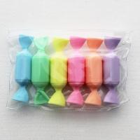 China Wholesale Candy Shape Highlighter Set Pastel Color Mini Highlighter for sale