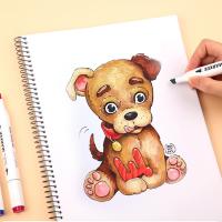 China 60 Colors Double-headed Rich Color Waterproof Pastel Markers Fine Colour Marker for sale
