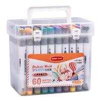 China 24colors Double Head Water-based Ink Washable Dry Erase Color Marker Markers for sale