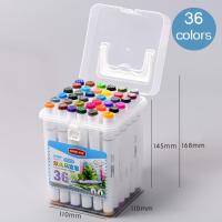China 36 Colors Double Head Printing Color Number Oily Custom Markers Pen Marker Pen Permanent for sale