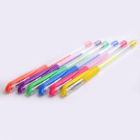 China Eco-friendly Plastic Good Quality Wholesale 6 Colors Custom Gel Pen for sale