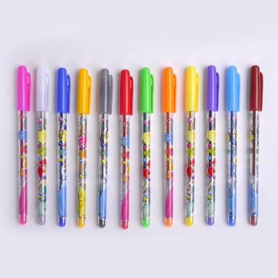 China Reliable Quality Wholesale Cartoon Multicolor Blink Pen for Students for sale