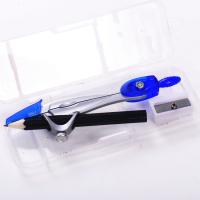 China Factory Price School Student Drawing Tools Cheap Kids Compass Box with Pencil and Sharpener for sale