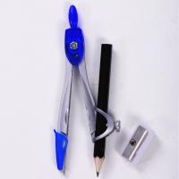 China Factory Price School Student Drawing Tools Cheap Kids Compass Box with Pencil and Sharpener for sale