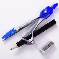 China Factory Price School Student Drawing Tools Cheap Kids Compass Box with Pencil and Sharpener for sale