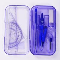 China Wholesale B2c 8pcs Student Compass Math School Geometry Box for sale