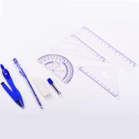 China Wholesale B2c 8pcs Student Compass Math School Geometry Box for sale