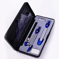 China Whosale Cheap School Stationery Student 9pcs Geometry Box Mathematics Set for sale