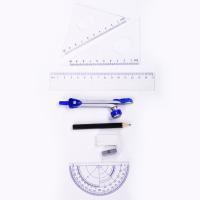 China Wholesale High Quality 8pcs School Mathematical Instrument Set for sale
