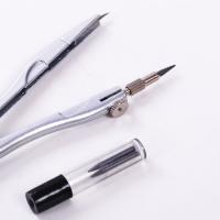 China Smooth Moving Wholesale Drawing Metal Compass School Pencil Compass for sale