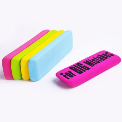 China Custom Popular Fancy TPR School Eraser Cheap Big Mistake Eraser for sale