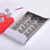 China Wholesale Aluminium Alloy 1 Hole Steel Blade 24 Pack Metal Pencil Sharpener for sale