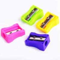China Factory Price Single Hole Plastic Wholesale Cheap Kids Pencil Sharpener for sale