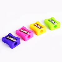 China Factory Price Single Hole Plastic Wholesale Cheap Kids Pencil Sharpener for sale