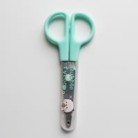China 3 Colors Kid Rounded Tip ArtoCon Design Stainless Steel Cutting Scissors for sale
