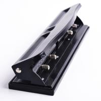 China Metal 3 Hole Punch Stationery Desktop Office 3 Hole Adjustable Punch for sale