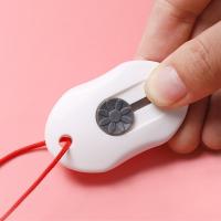 China Hot Selling Mini Lovely Pocket Durable Paper Cutter Retractable Utility Knife for School and Office for sale