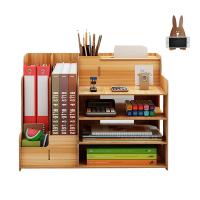 China Wholesale Wood Office and Home Desk Organizer Stationery Storage Set for sale