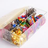 China Hot Supplies Selling Paper Clip Drawing Pin Pushpin Rubber Bands Office Stationery Items Set for sale