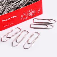 China Wholesale Paper Clips with 28mm Boat Shaped Metal Paper Clips for sale