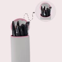 China Hot Selling Wholesale OEM Waterproof Silicone Student Cute Cat Shape Pencil case Pen Bag for sale