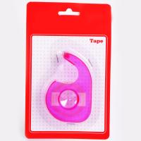 China Hot selling wholesale good quality 12mm multi-functional clear pink adhesive tape for sale