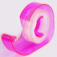 China Hot selling wholesale good quality 12mm multi-functional clear pink adhesive tape for sale