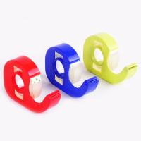 China Wholesale high quality 12mm 3pcs multicolor box clear adhesive tapes and tape cutter for sale