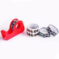 China High quality office and school supplies customized colourful cartoon adhesive tape and cutter for sale