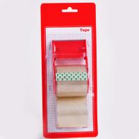 China Wholesale 48mm high transparent strong packing adhesive tape and tape dispenser cutter for sale