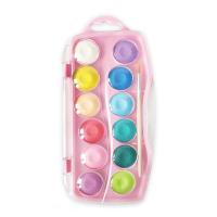 China Reliable Quality Wholesale 12Pcs Bright Color Soild Watercolor Set For Kids Art Painting for sale