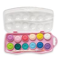 China Reliable Quality Wholesale 12Pcs Bright Color Soild Watercolor Set For Kids Art Painting for sale