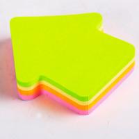 China neon color cute shape self-adhesive sticky note for sale