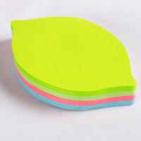 China neon color cute shape self-adhesive sticky note for sale