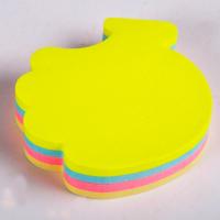 China neon color cute shape self-adhesive sticky note for sale