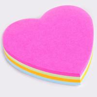 China neon color cute shape self-adhesive sticky note for sale