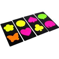 China High quality factory price cute cartoon shape sticky notes rich colors PET message note for office and school for sale