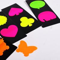 China High quality factory price cute cartoon shape sticky notes rich colors PET message note for office and school for sale