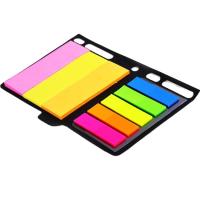 China Colorful bookmark different shapes removable PET self-adhesive message notes for sale