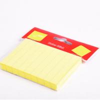 China Factory price wholesale hot sale clear sticker message note offset printing pet sticky note pad for sale