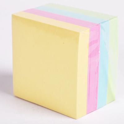 China factory price wholesale colourful 85x85mm school office supply memo sticky note office stationery for sale